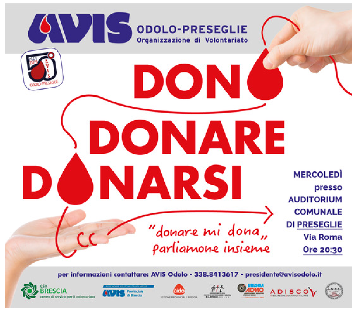 Dono Donare Donarsi - CSV Lombardia