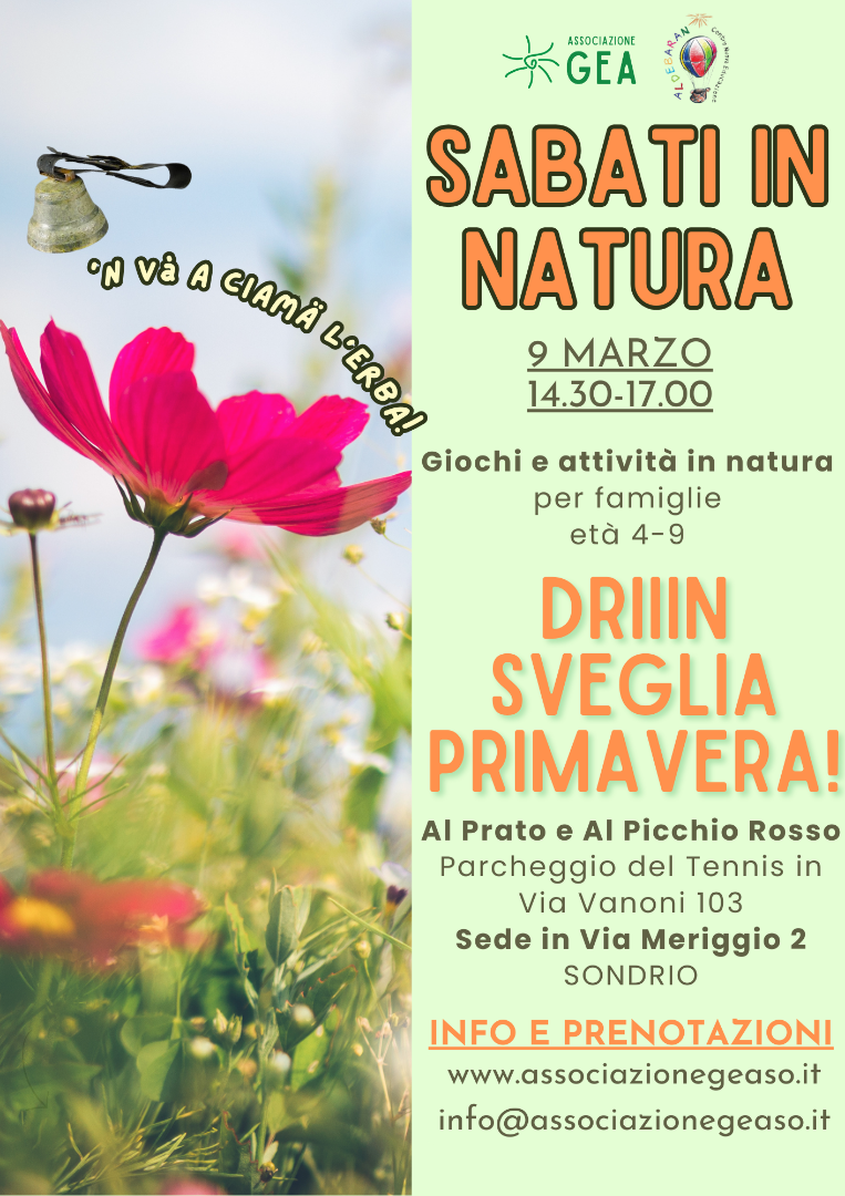 DRIIIN SVEGLIA PRIMAVERA! ‘N VA’ A CIAMA’ L’ERBA! - CSV Lombardia