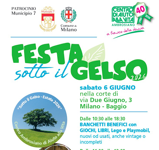 Festa sotto il gelso 2026 - CSV Lombardia
